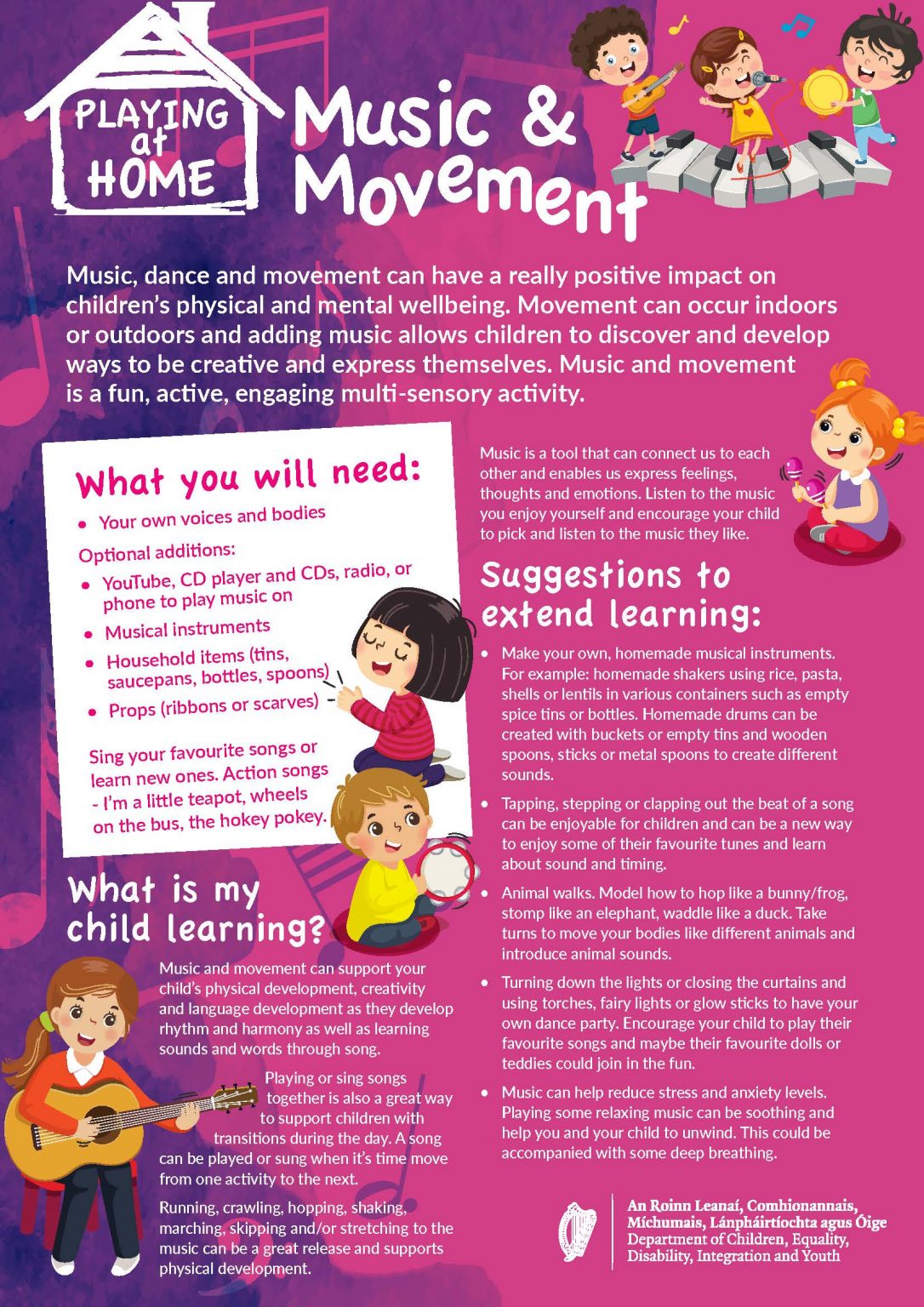 music-and-movement poster - Carlow Childcare Committee